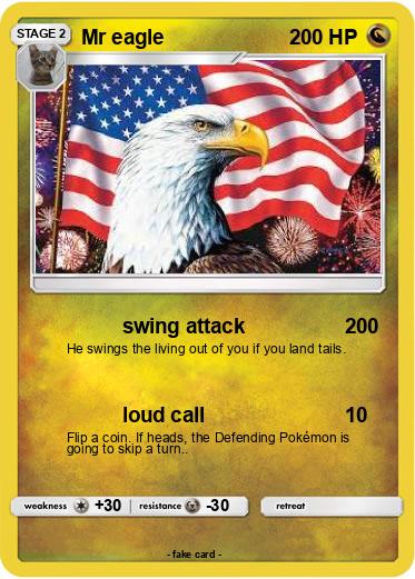 Pokémon Mr eagle 1 1 - swing attack - My Pokemon Card