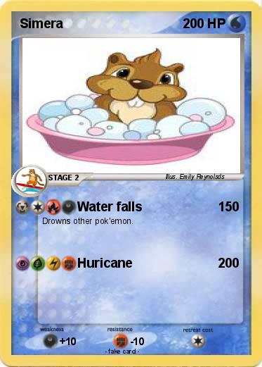 Pokémon Simera - Water falls - My Pokemon Card