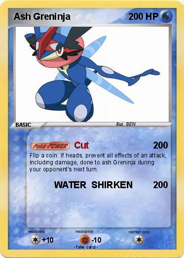 Pokémon Ash Greninja 223 223 - Cut - My Pokemon Card