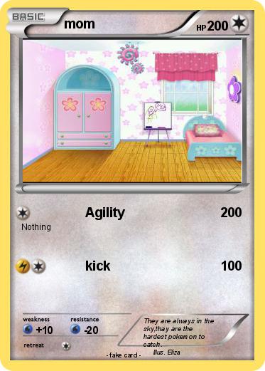 Pokémon mom 689 689 - Agility - My Pokemon Card