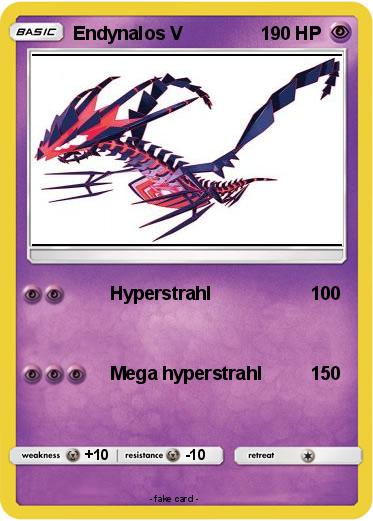 Pokémon Endynalos V - Hyperstrahl - My Pokemon Card