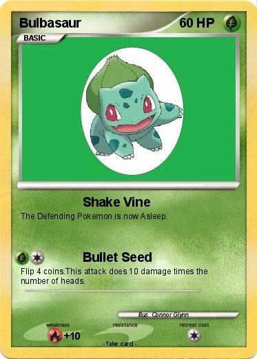 Pokémon Bulbasaur 175 175 - Shake Vine - My Pokemon Card