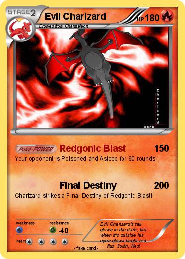 Pokémon Evil Charizard 14 14 - Redgonic Blast - My Pokemon Card