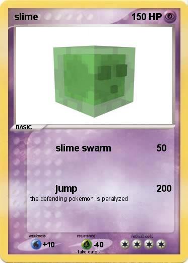 Pokémon slime 116 116 - slime swarm - My Pokemon Card