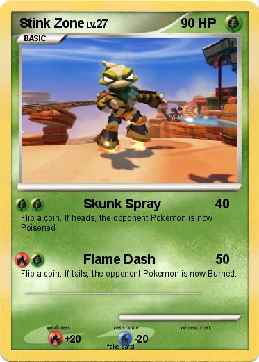 Pokémon Stink Zone 1 1 - Skunk Spray - My Pokemon Card