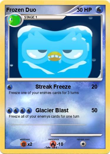 Pokémon Frozen Duo - Streak Freeze - My Pokemon Card