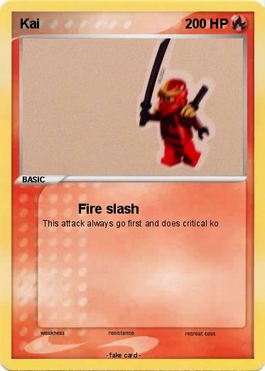 Pokémon Kai 940 940 - Fire slash - My Pokemon Card