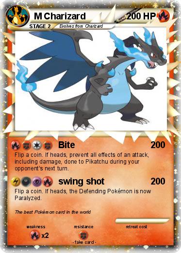 Pokémon M Charizard 1193 1193 - Bite - My Pokemon Card