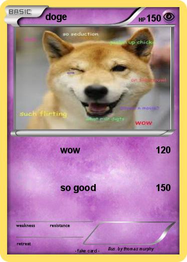 Pokémon doge 83 83 - wow - My Pokemon Card
