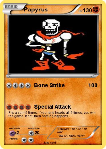 Pokémon Papyrus 477 477 - Bone Strike - My Pokemon Card