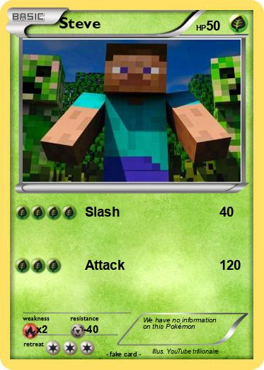 Pokémon Steve 5492 5492 - Slash - My Pokemon Card
