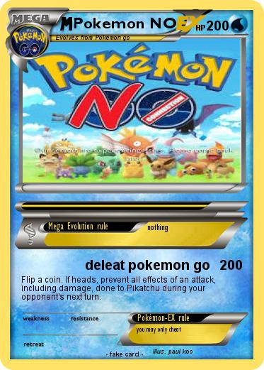 Pokémon Pokemon NO 1 1 - deleat pokemon go - My Pokemon Card