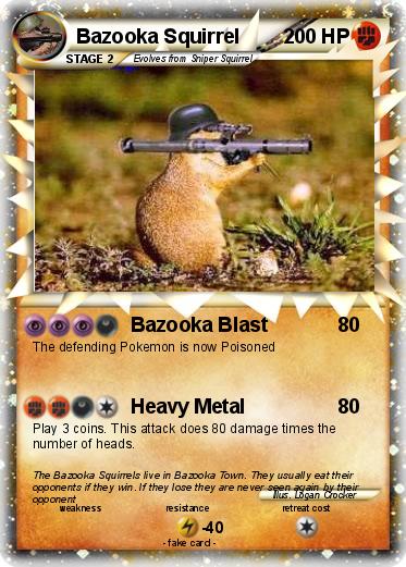 Pokémon Bazooka Squirrel 14 14 - Bazooka Blast - My Pokemon Card