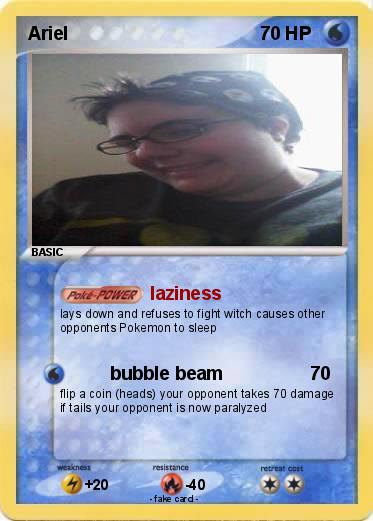 Pokémon Ariel 147 147 - laziness - My Pokemon Card