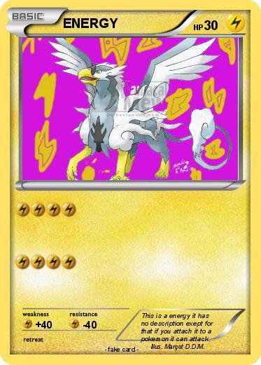 Pokémon ENERGY 340 340 - My Pokemon Card