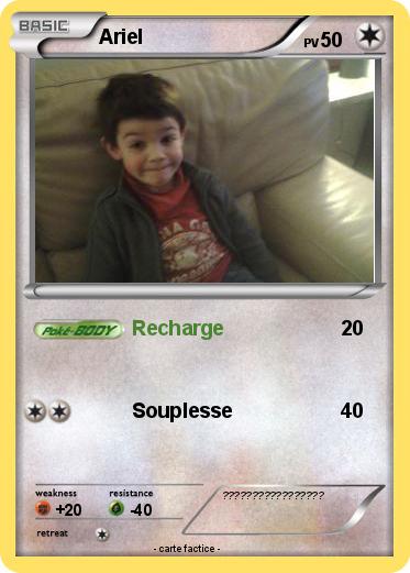 Pokémon Ariel 154 154 - Recharge - Ma carte Pokémon