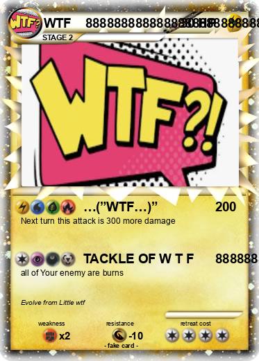 Pokémon WTF 708 708 - …(”WTF…)” - My Pokemon Card