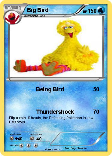 Pokémon Big Bird 59 59 - Being Bird - My Pokemon Card