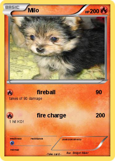 Pokémon Milo 161 161 - fireball - My Pokemon Card