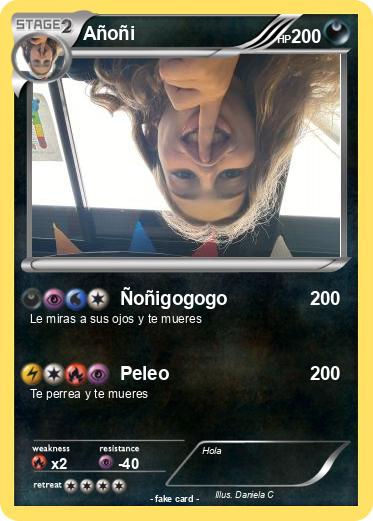 Pokémon Anoni 2 2 - Ñoñigogogo - Mi carta pokémon