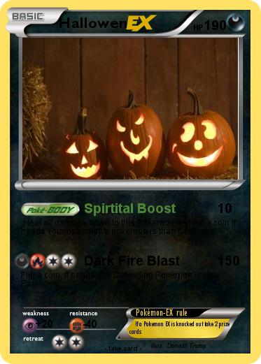 Pokémon Hallowen 11 11 - Spirtital Boost - My Pokemon Card