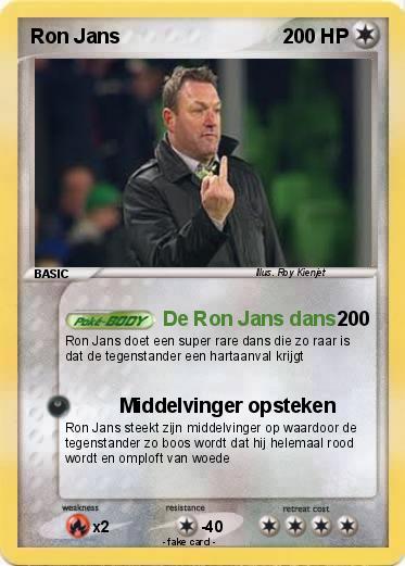 Pokémon Ron Jans 16 16 - De Ron Jans dans - My Pokemon Card