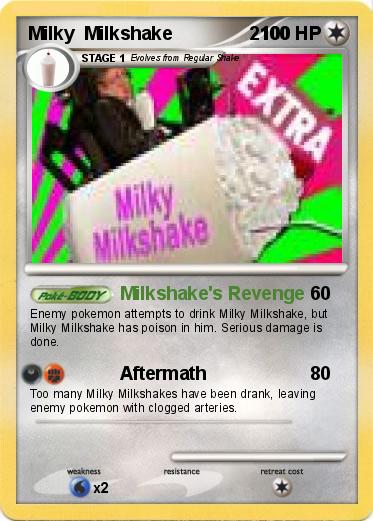 Pokémon Milky Milkshake 2100 2100 - Milkshake's Revenge - My Pokemon Card