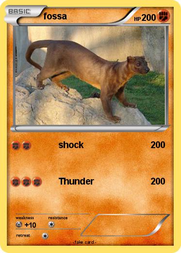 Pokémon fossa 7 7 - shock - My Pokemon Card