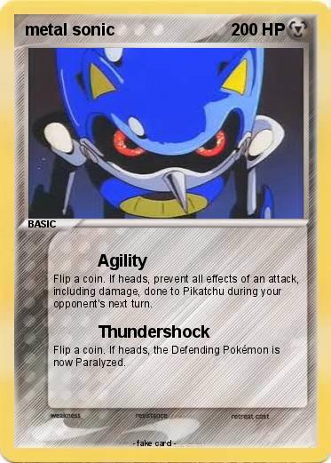 Pokémon metal sonic 729 729 - Agility - My Pokemon Card
