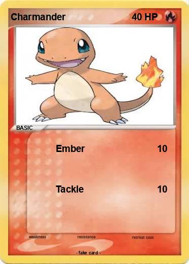 Pokémon Charmander 2667 2667 - Ember - My Pokemon Card