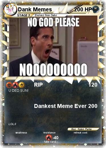 Pokémon Dank Memes 42 42 - RIP - My Pokemon Card