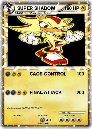 Pokémon SUPER SHADOW 780 780 - CAOS CONTROL - My Pokemon Card