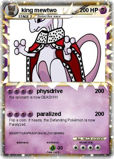 Pokémon king mewtwo - physdrive - My Pokemon Card