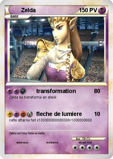 Pokémon Zelda 113 113 - transformation - Ma carte Pokémon