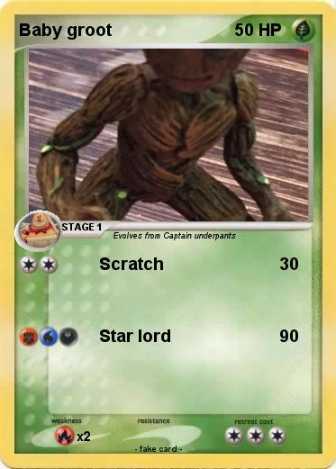 Pokémon Baby groot 41 41 - Scratch - My Pokemon Card