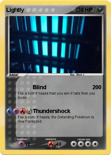 Pokémon Lightly - Blind - My Pokemon Card