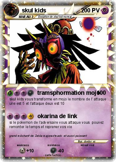 Pokémon skul kids - tramsphormation mojo - Ma carte Pokémon