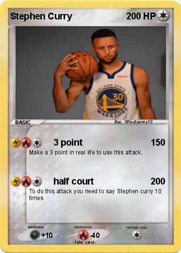 Pokémon Stephen Curry 282 282 - 3 point - My Pokemon Card
