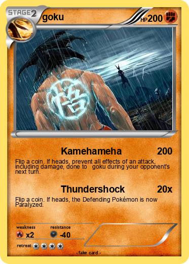 Pokémon goku 11489 11489 - Kamehameha - My Pokemon Card