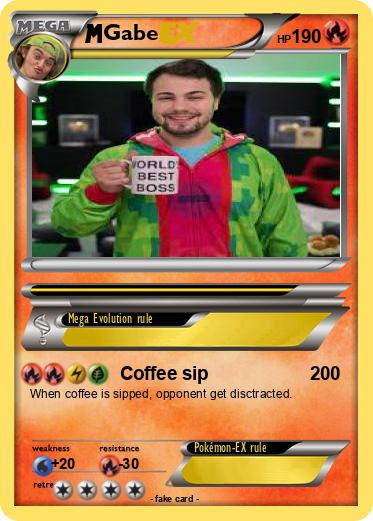 Pokémon Gabe 549 549 - Coffee sip - My Pokemon Card