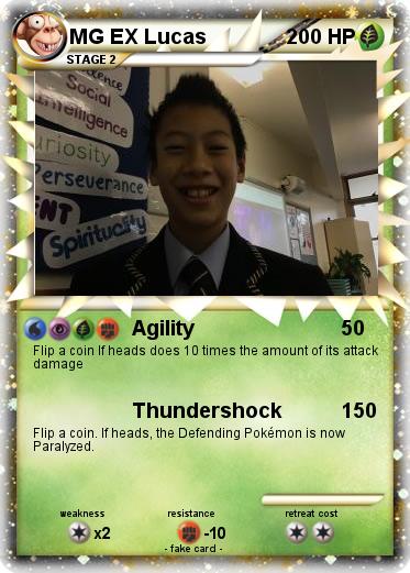 Pokémon MG EX Lucas - Agility - My Pokemon Card