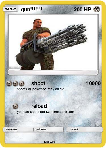 Pokémon gun 689 689 - shoot 10000 - My Pokemon Card