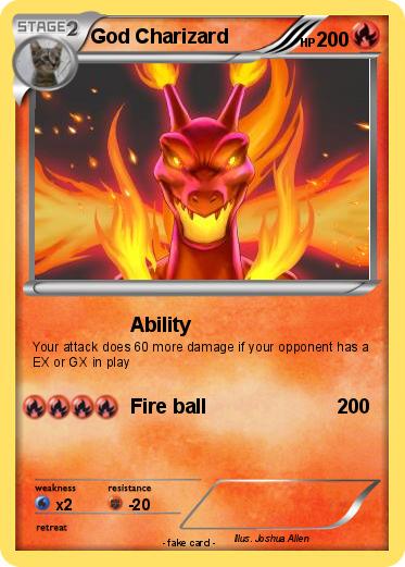 Pokémon God Charizard - Ability - My Pokemon Card