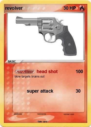 Pokémon revolver 52 52 - head shot - My Pokemon Card