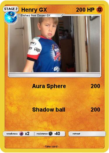 Pokémon Henry GX 1 1 - Aura Sphere - My Pokemon Card