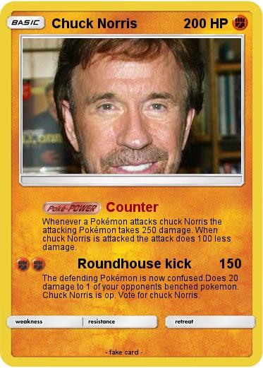 Pokémon Chuck Norris 3842 3842 - Counter - My Pokemon Card