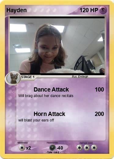 Pokémon Hayden 270 270 - Dance Attack - My Pokemon Card