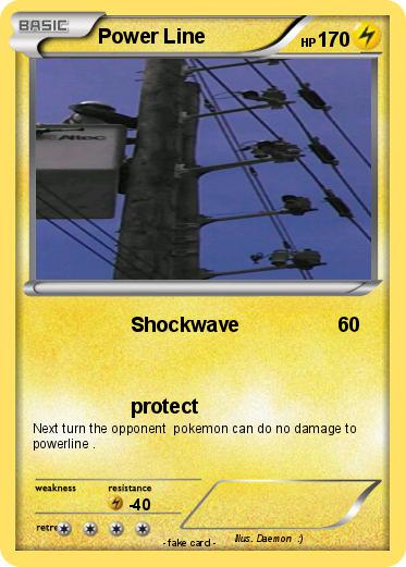 Pokémon Power Line - Shockwave - My Pokemon Card
