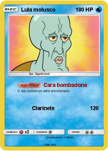 Pokémon Lula molusco 2 2 - Cara bombadona - My Pokemon Card