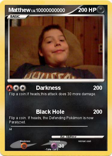 Pokémon Matthew 442 442 - Darkness - My Pokemon Card